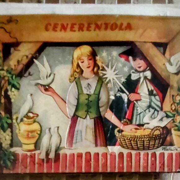Art | Cinderella Italian Language Cenerentola 3d Popup Picture Vintage ...